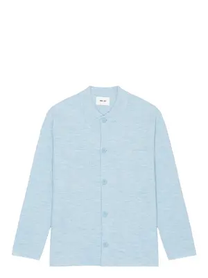 Nn07 Jonas Overshirt In Baby Blue - Powder Blue