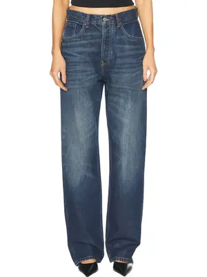 AYA MUSE Baggy Jeans - True Blue