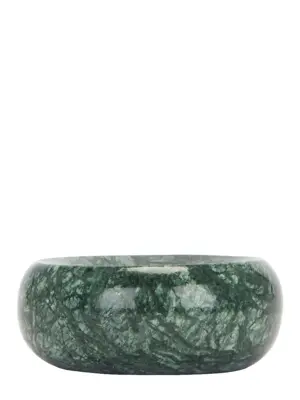 LOREN STEWART Bialy Candle Holder - Indian Green Marble