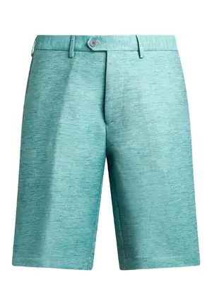 Etro Linen Shorts - Green