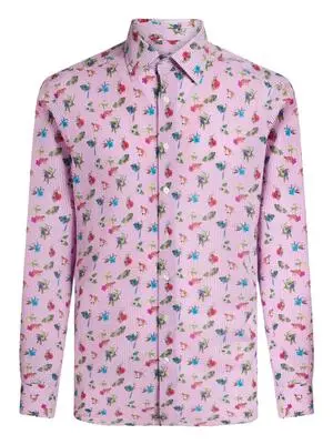 Etro Floral-print Shirt - Pink