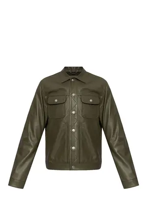 Dsquared2 Leather Jacket - Brown