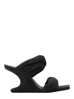 Rick Owens 80mm Cantilever Sandals - Black