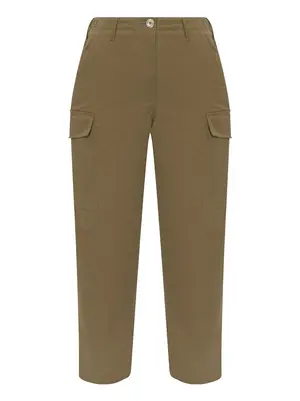 TOM FORD Cotton Cargo Trousers - Green