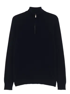Eric Bompard Half-zip Sweater - Blue