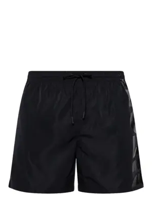 DIESEL® Logo-print Swim Shorts - Black