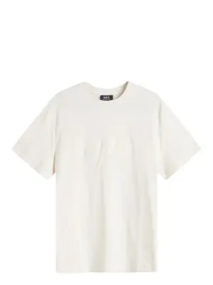 A.p.c. Lenny Logo T-shirt - Mastic