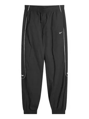 Nike Solo Swoosh Woven Track Pant - Black/white