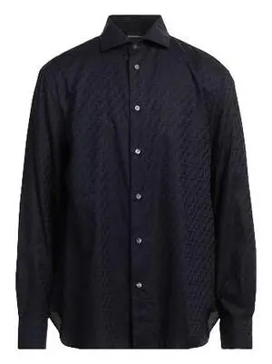 Emporio Armani Shirt Midnight Size Cotton - Blue