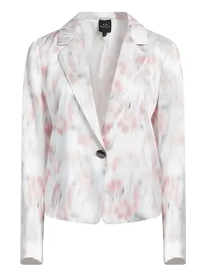 Armani Exchange Single-breasted Blazer - White