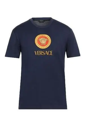 Versace T-shirt Size Cotton, Viscose, Polyester - Blue