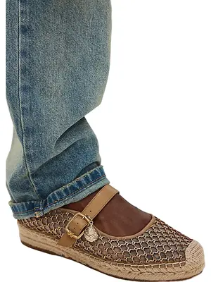 Sam Edelman Mackie Espadrilles - Brushed Gold/cyprus Tan