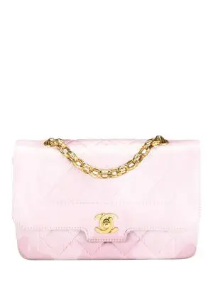CHANEL Quilted Border Tab Bag