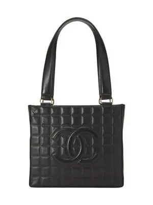 CHANEL Quilted Calfskin Chocolate Bar Tote
