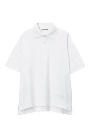 Alexander Wang Cotton Polo Shirt - White