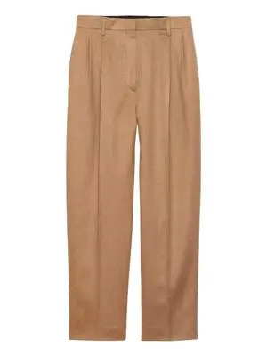 Prada Camel-hair Trousers - Neutrals