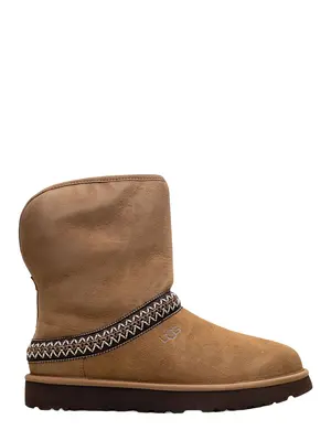 UGG Classic Short Crescent Boots - Brown