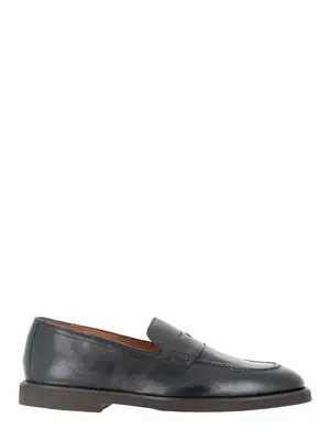 DOUCAL'S Leather Loafers - Black