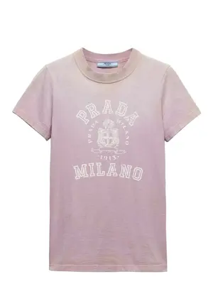 Prada Logo-print T-shirt - Purple