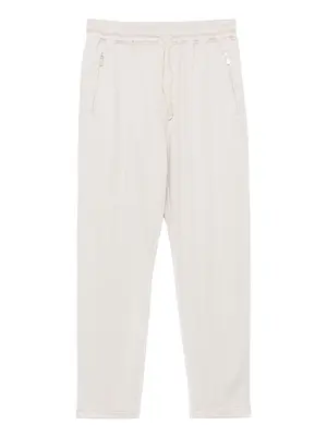 Eleventy Vertical-seamed Track Pants - Neutrals