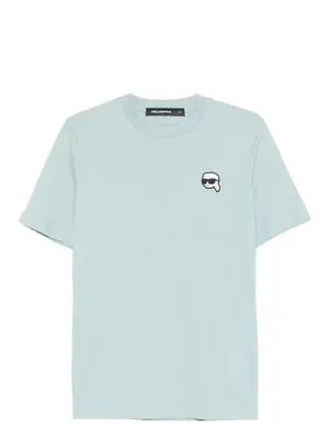 Karl Lagerfeld Karl Ikon-patch T-shirt - Blue