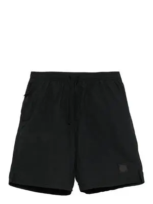 Stone Island Compass-motif Track Shorts - Black