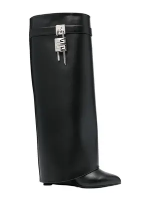 Givenchy Shark Lock Boots - Black