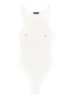 MUGLER Pierced Bodysuit - Neutrals