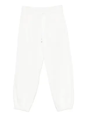 Alexander McQueen Skull-embroidered Track Trousers - White