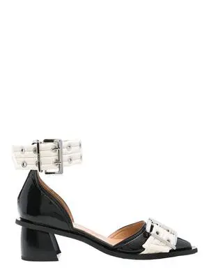 GANNI 55mm Buckle Pumps - Black