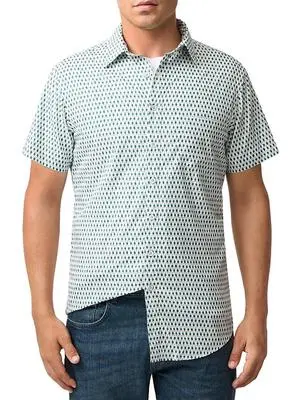 Rodd & Gunn Byron Slim Fit Short Sleeve Shirt - Avocado