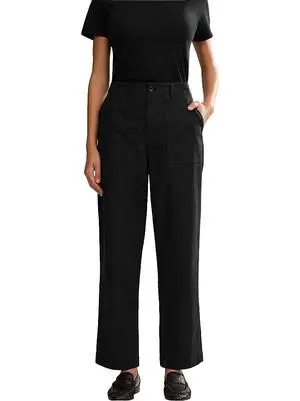 Jenni Kayne Twill Ranger Trousers - Black