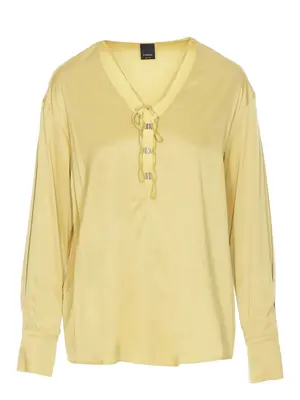 Pinko Long-sleeve Blouse - Yellow