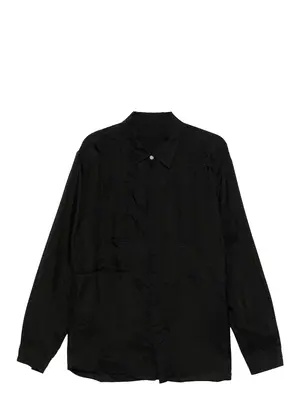 Rick Owens Jumbo Fogpocket Shirt - Black