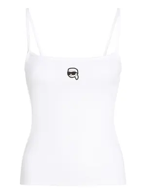 Karl Lagerfeld Ikon Tank Top - White