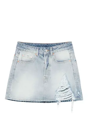 Vetements Denim Mini Skirt - Blue