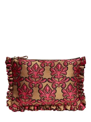 La DoubleJ Jacquard Clutch - Pink