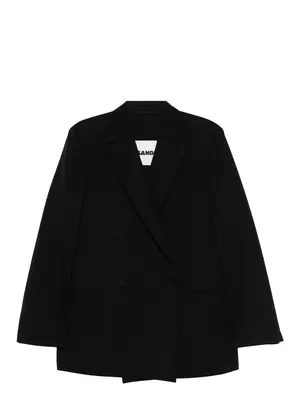 JIL SANDER Wool Blazer - Black