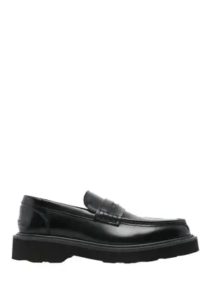 Kenzo Logo-plaque Loafers - Black