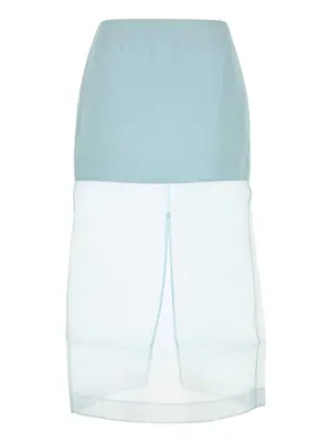 Zimmermann Crush Skirt - Blue