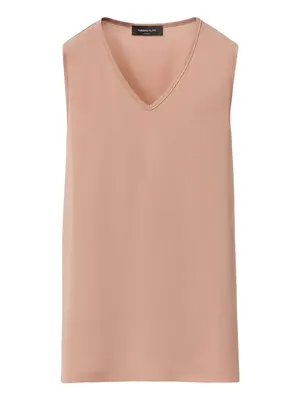 Fabiana Filippi Stretch Sablé Top - Pink