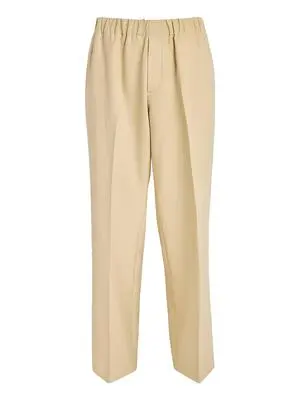 Sandro Sandro Paris Jersey Wide-Leg Trousers Beige