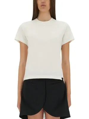 COURREGES Cotton T Shirt - White