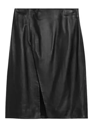 LOULOU STUDIO Akare Leather Skirt - Black
