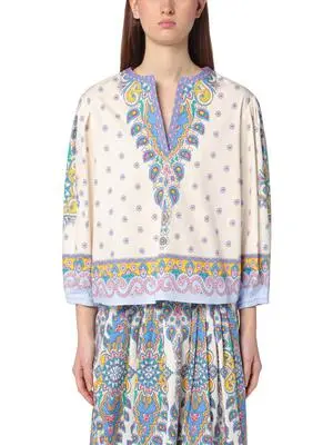 Etro ETRO Printed Cotton Blouse Multicolor