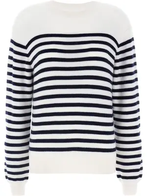 KHAITE Khaite Viola Striped Cashmere Sweater