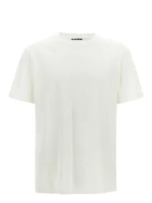 JIL SANDER Logo Patch T Shirt - White