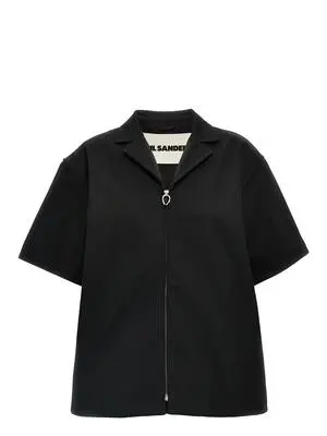 JIL SANDER Denim Shirt - Black