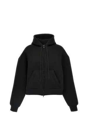 Wardrobe.NYC Bonded Hoodie - Black