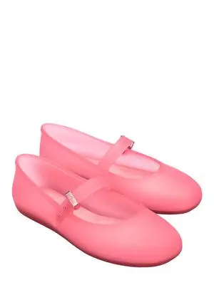 Melissa Melissa Soft Ballerina Flat Clear Pink